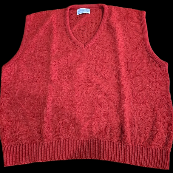 Pendleton | Sweaters | Vintage Pendleton Red Wool Sweater Vest | Poshmark